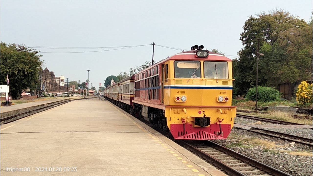 ทำขบวนรถโดยสารครั้งแรกหลังจากออกวาระหนัก!! Als.4106 ทำขบวน 212 ตะพานหิน ...