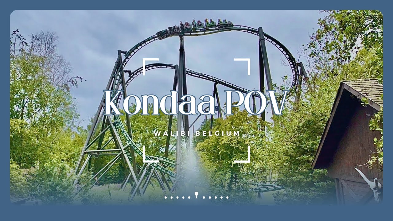 Kondaa | Walibi Belgium | 4K Front Row POV - YouTube
