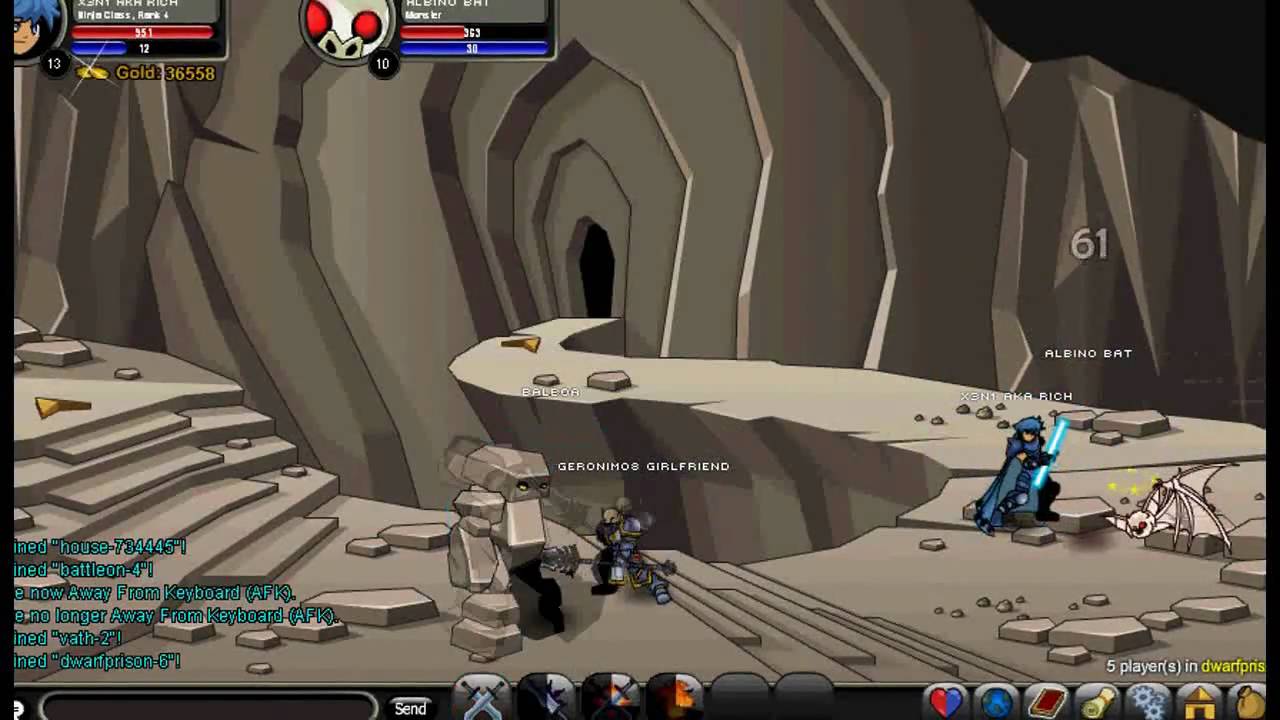 =AQW= Vath and Dwarf prison - YouTube