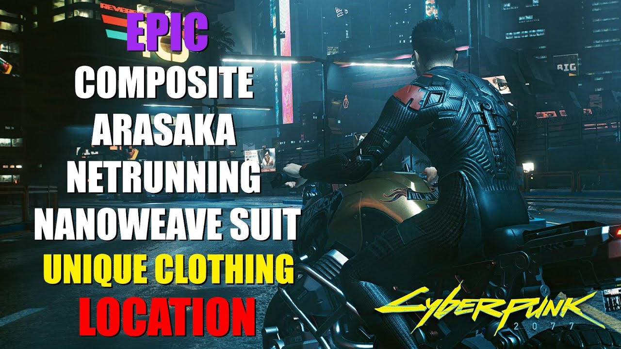 Cyberpunk 2077 - Epic Items - Composite Arasaka Netrunning Nanoweave ...