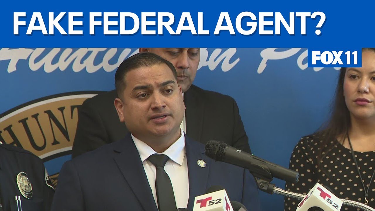 Fake federal agent arrested in Huntington Park | FOX 11 LA - YouTube