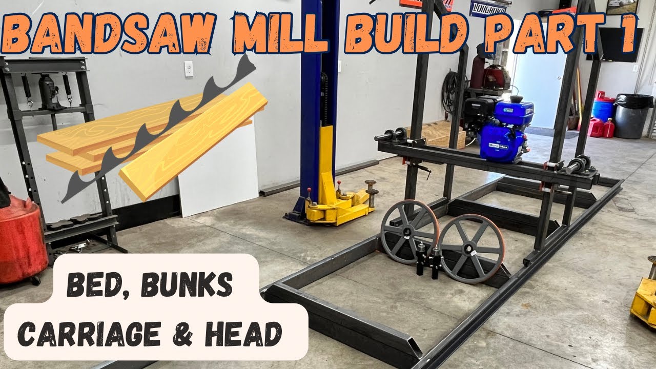 Homemade Saw Mill Build (Part 1) #diy #fabrication #sawmill - YouTube