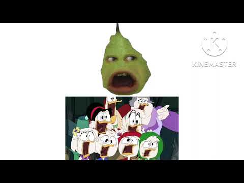 Pear Screaming at Dewey, Louie, Huey, Webby and Others Both Scream! (NCII)