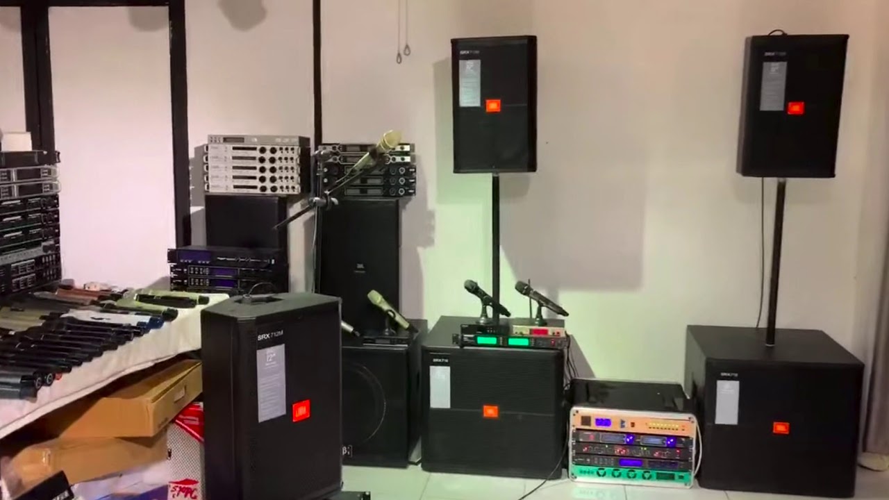 Test loa JBL SRX 712M - YouTube
