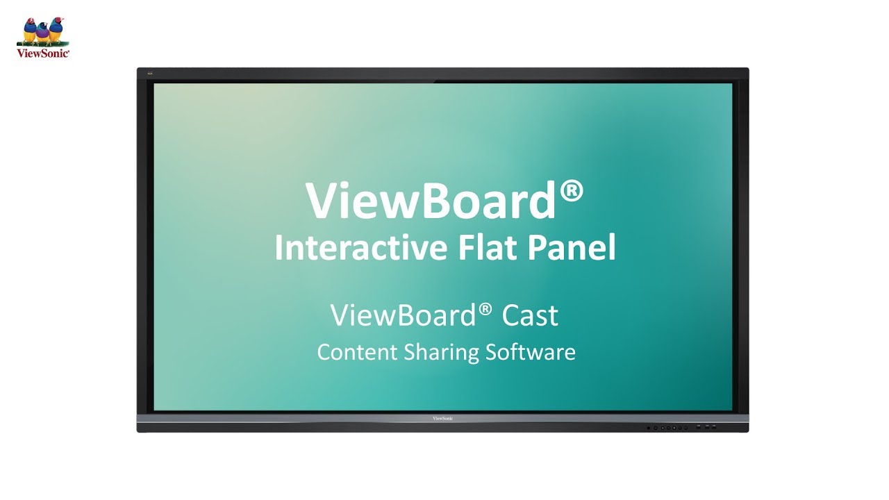 ViewSonic ViewBoard Cast® (with Chrome support) - YouTube