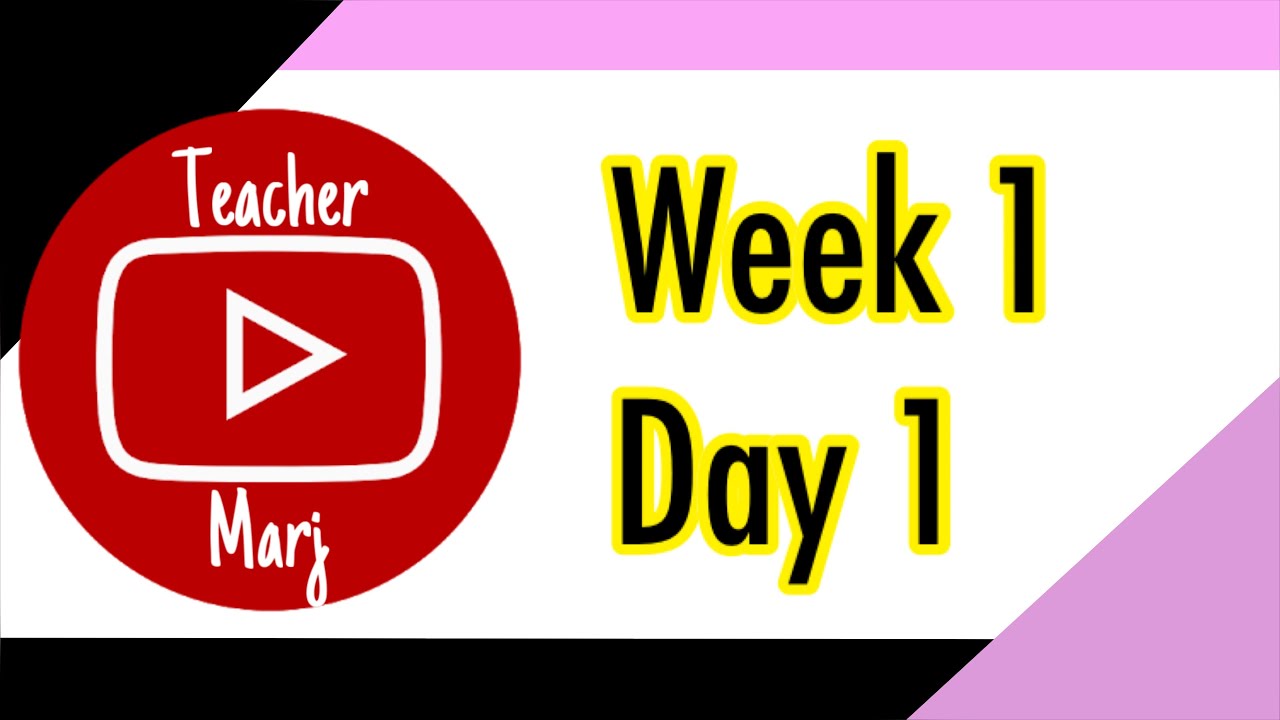 Kindergarten Lesson | Week 1| KABILANG AKO SA KLASE NG KINDERGARTEN ...