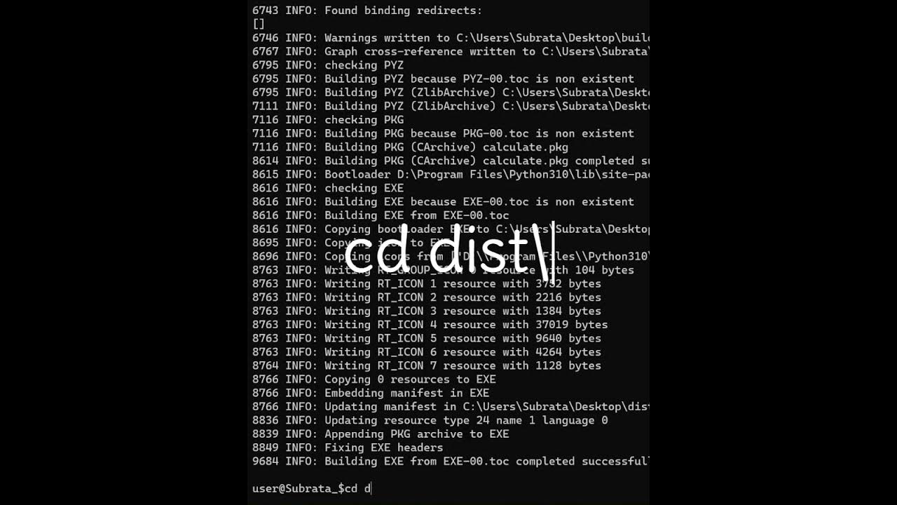 Create Executables From Python Script 🔥 Byteshield Shorts Youtube