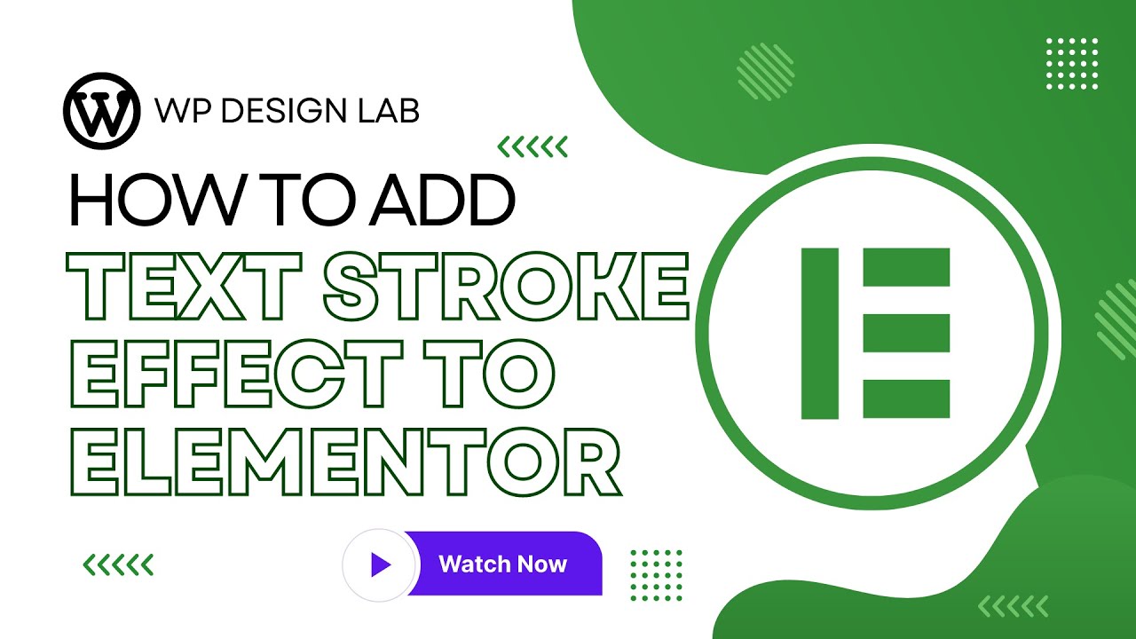 How to Add Text Stroke Effect to Elementor for Free | Happy Addons ...