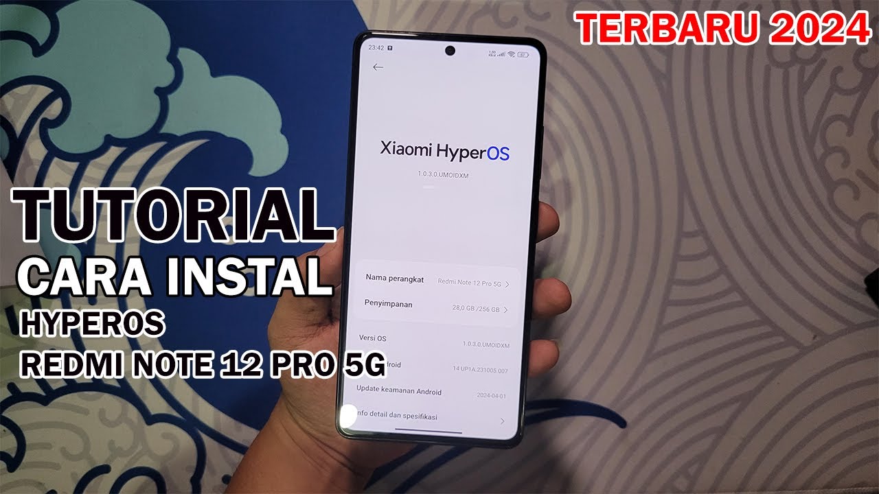 CARA UPDATE HYPEROS TERBARU XIAOMI REDMI NOTE 12 PRO 5G (ruby) - FITUR NYA KEREN KEREN BANGET ...