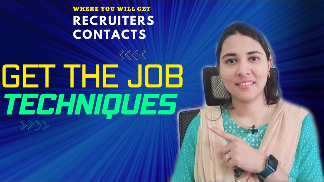 Techniques to Apply for any Job & get the Interview calls| Recruiters ...