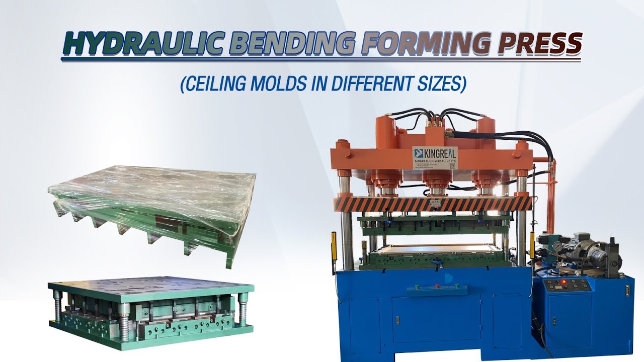Metal Ceiling Tile Bending Forming Machine With Different Type Press ...