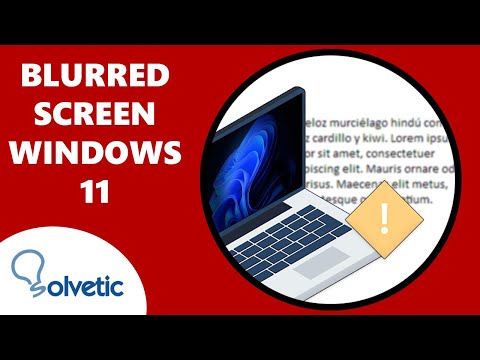 Blurred Screen Windows 11 ️ FIX - YouTube
