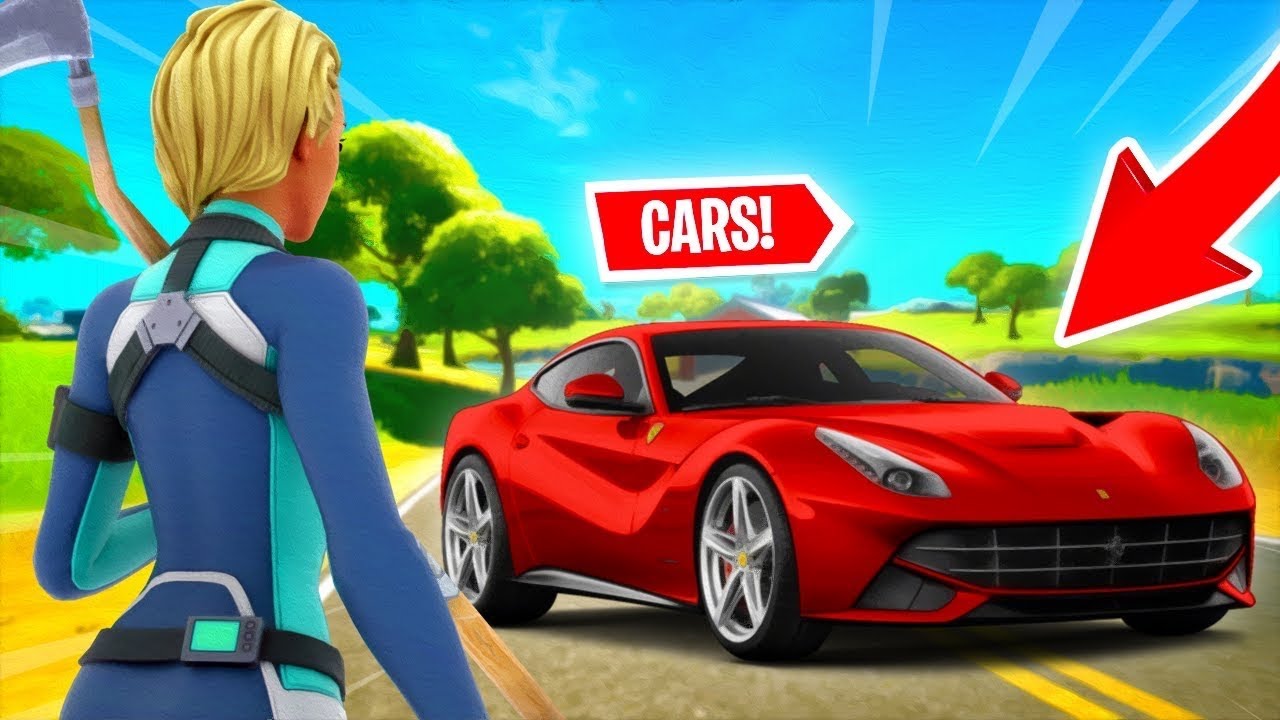 New FERRAI IN Fortnite! Fastest car in game? - YouTube