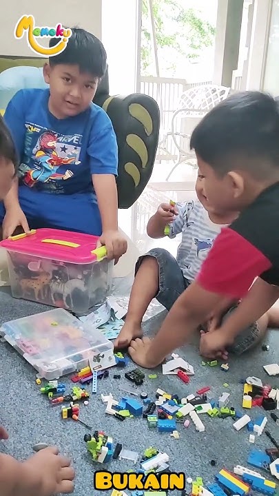 Alvaro dan Ivandra Bermain Lego Bersama Teman-teman - MEMOKU #shorts - YouTube
