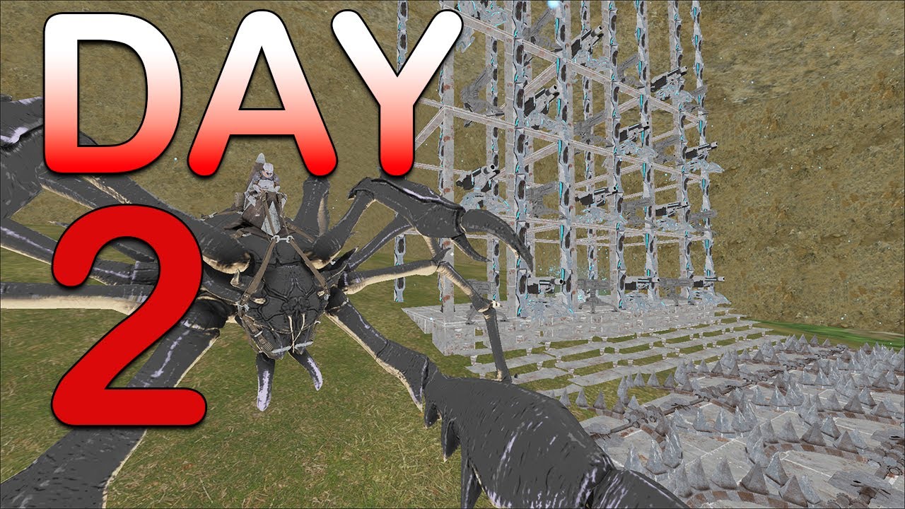 Defending Our Temple Cave Day 2! | Ark PvP INX 2Man - YouTube
