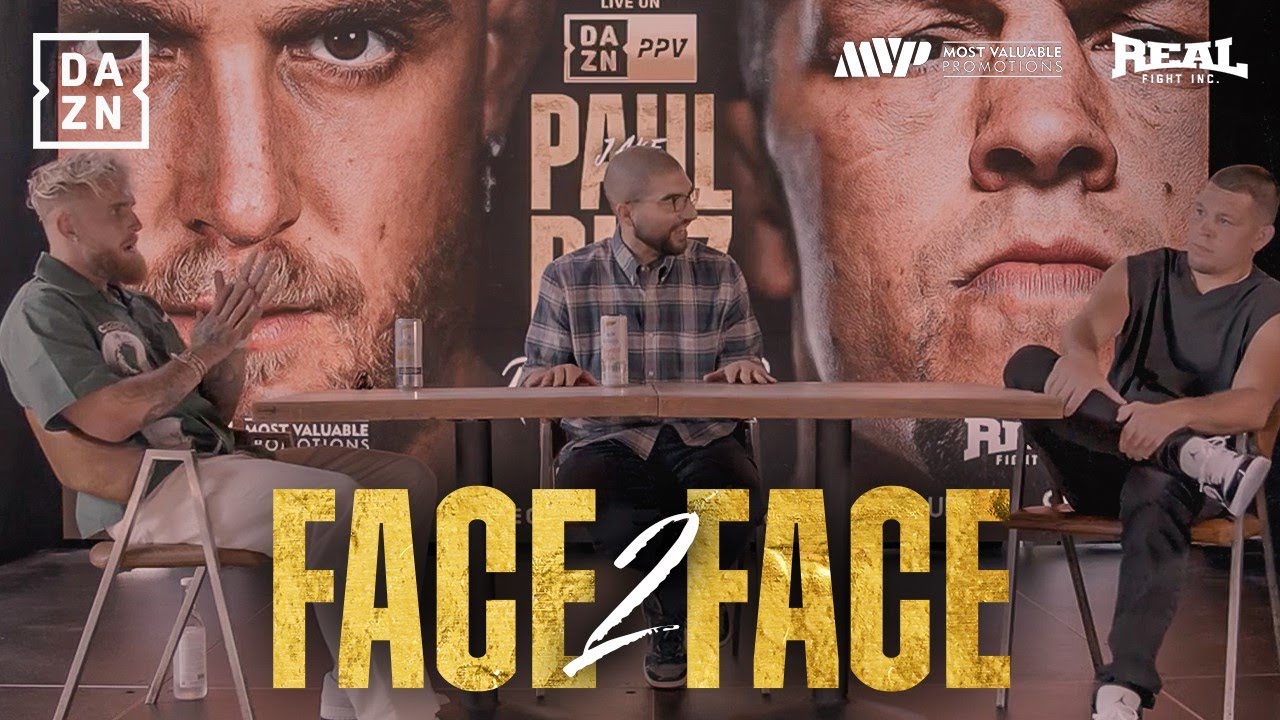 Jake Paul vs Nate Diaz: Face 2 Face - YouTube
