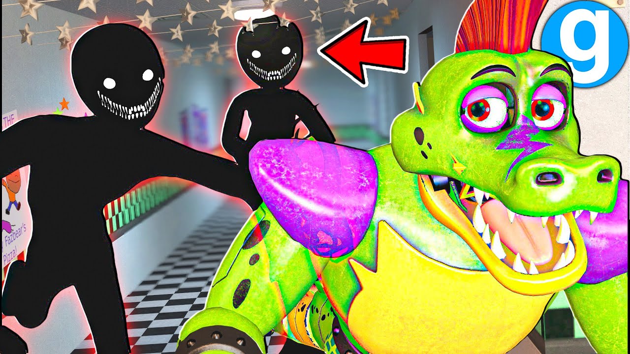 THE BACKROOMS SMILER VISITS FNAF GMOD PIZZERIA! - Five Nights at Freddy ...