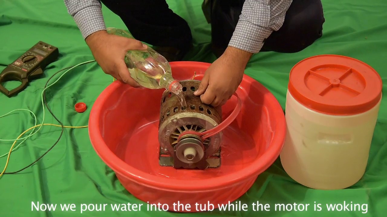 Water Resistance Electric Motor - YouTube