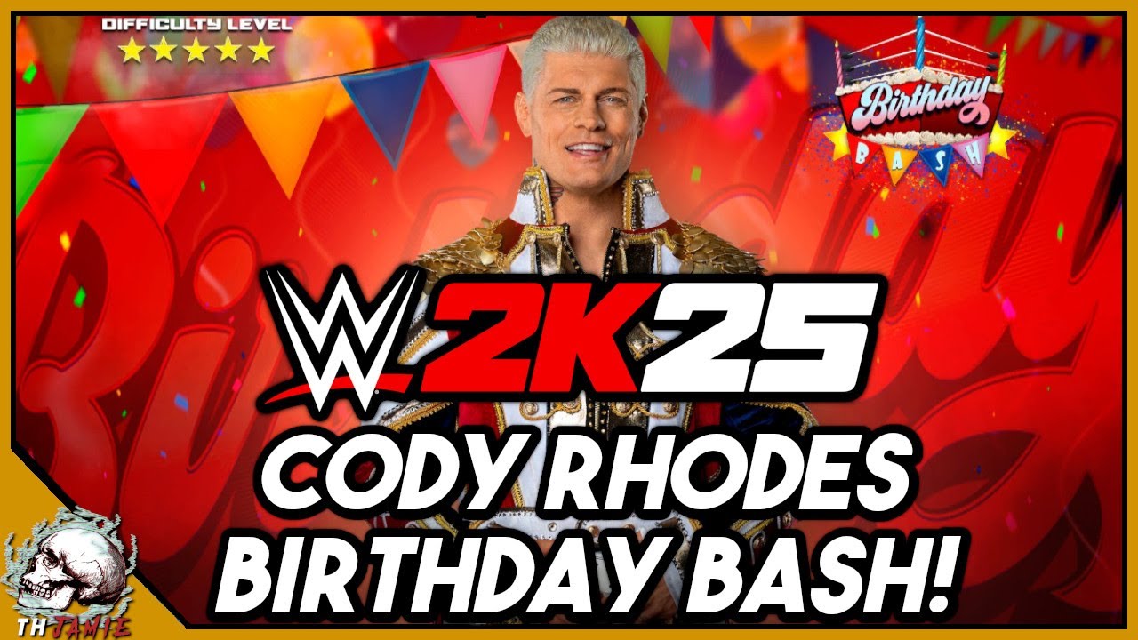 CODY RHODES BIRTHDAY BASH! WWE 2K25 MyFaction LIVE! - YouTube