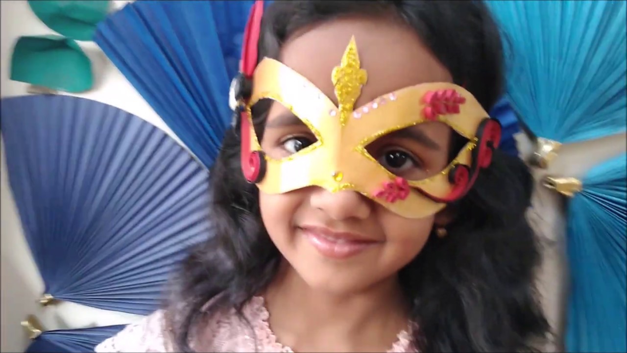 Easy DIY Princess Party Eye Mask / Make Quilled Masquerade Mask at Home ...