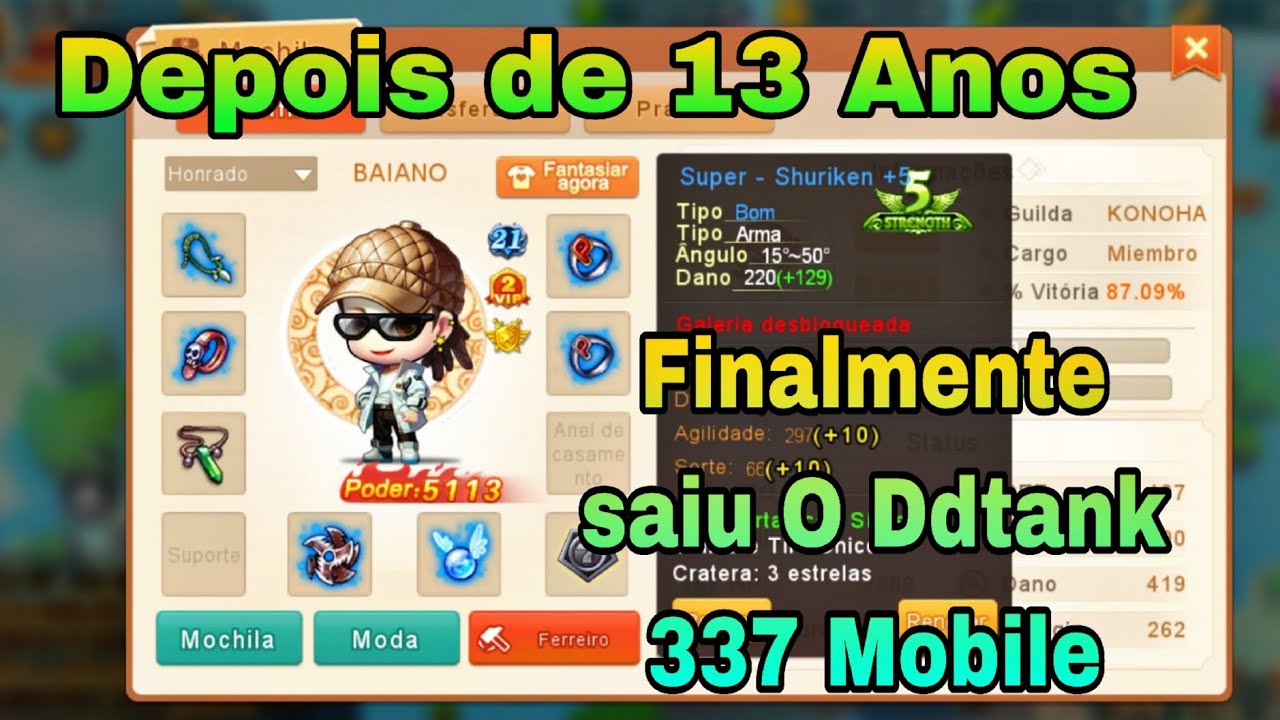 DDtank Mobile 337 finalmente saiu versão mobile depois de 13 anos de ...
