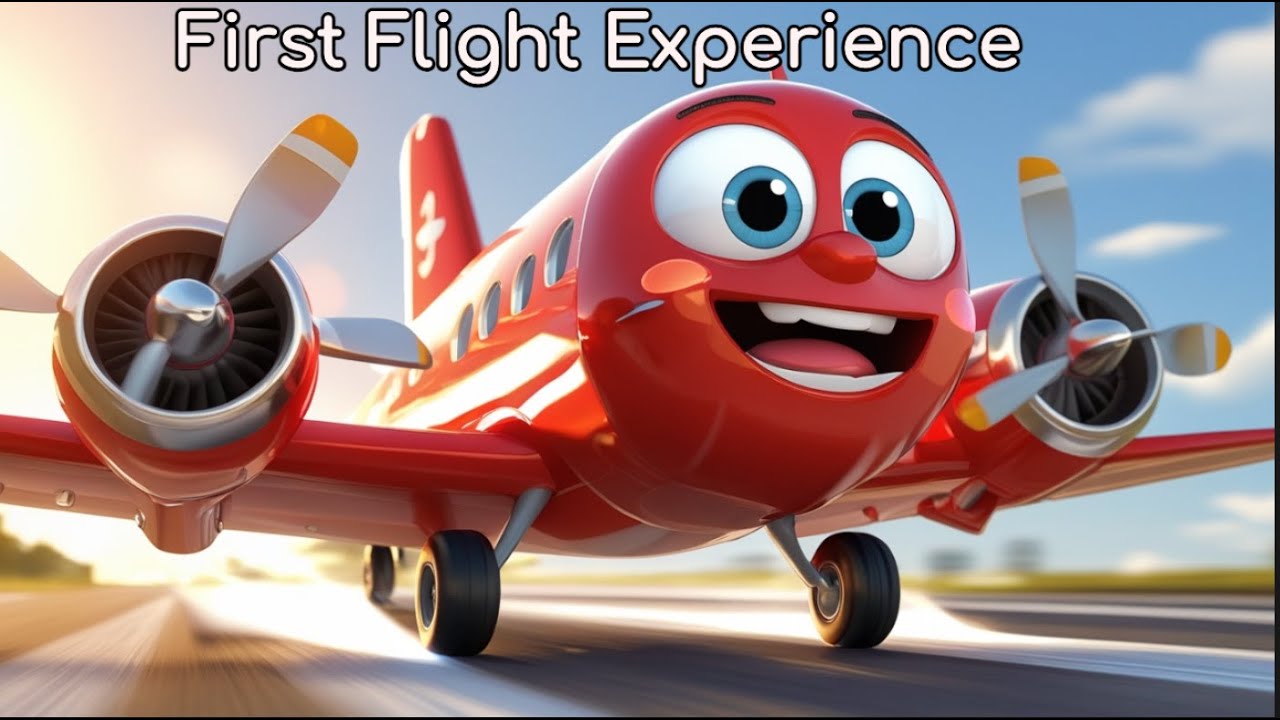 Flying Airplane || Nursery Rhyme - YouTube