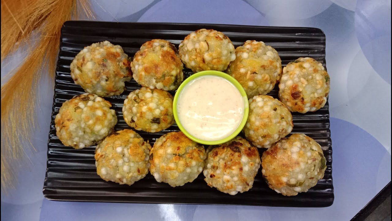 Breakfast Recipe Sabudana Vada .Sabudana Vada In Appam Pan With Peanut ...