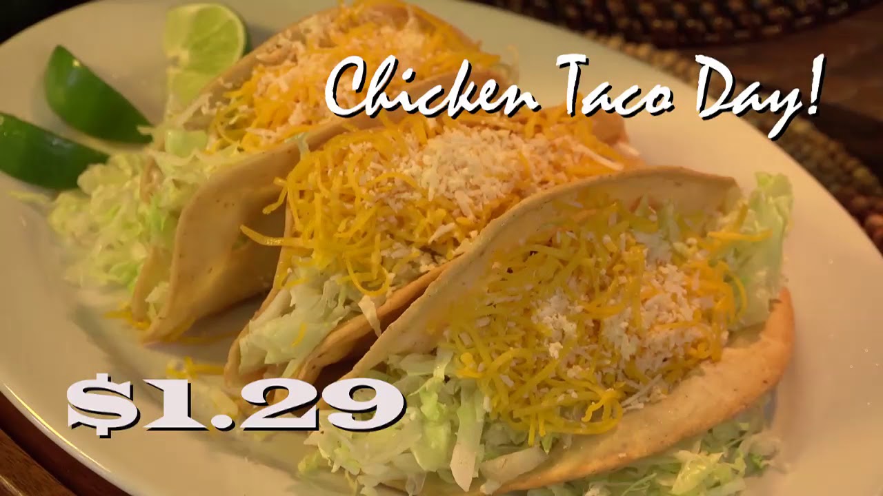 Roberto's Taco Shop Chicken Taco Wednesday (15 Sec English Spot) - YouTube