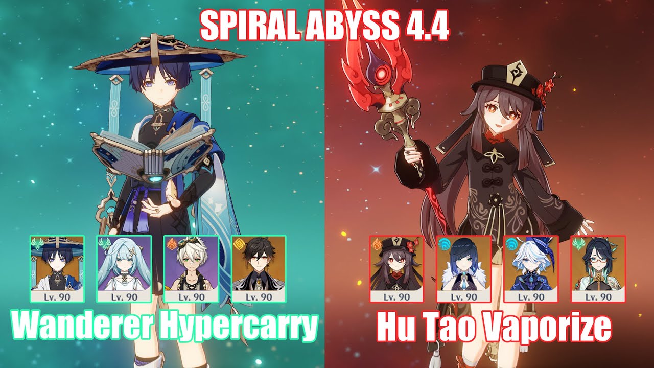 C0 Wanderer Hypercarry & C0 Hu Tao Xianyun Vaporize | Spiral Abyss 4.4 ... C0 Wanderer Hypercarry & C0 Hu Tao Xianyun Vaporize | Spiral Abyss 4.4 ...