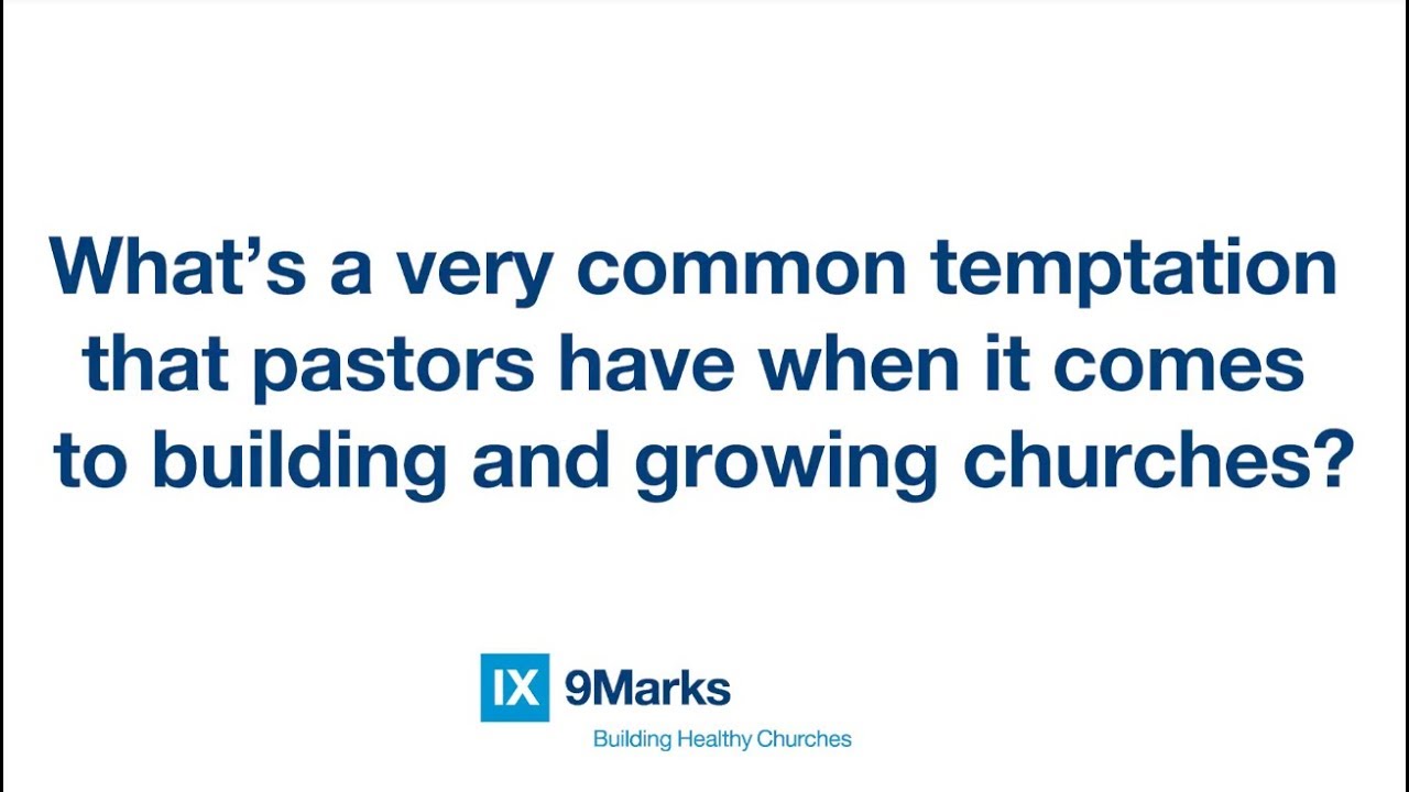 What's a very common temptation when it comes to building & growing ...