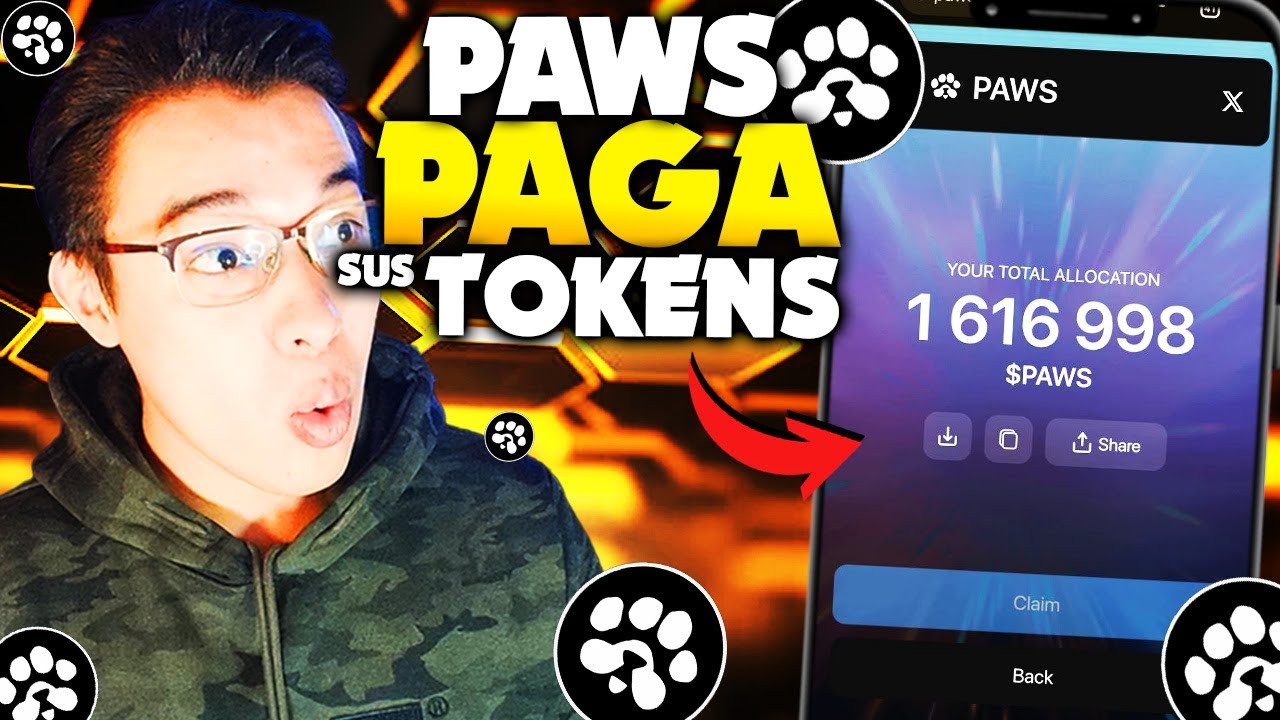 💥PAWS PAGA YA!!!💥REVISA CUANTOS TOKENS TE VAS A LLEVAR DE PAWS GRATIS! 💥 AIRDROP GRATIS 2025 ...