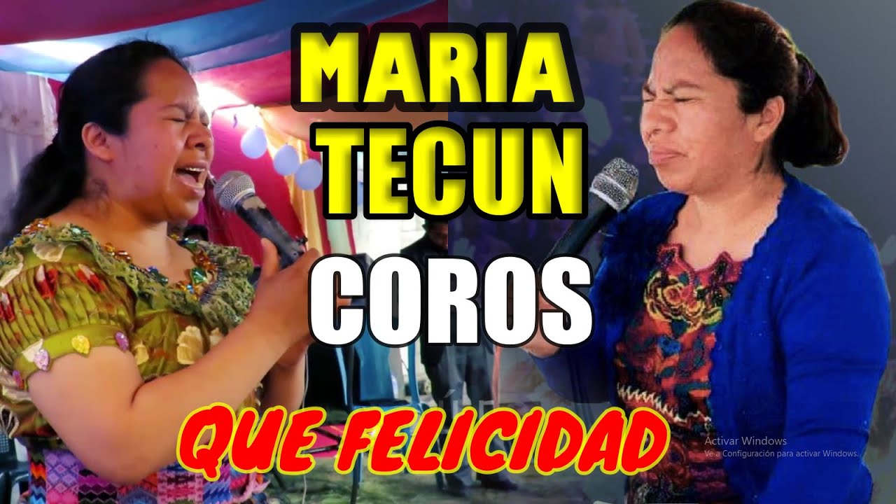 María Tecún Coros de Avivamiento Que Felicidad, Nuevo 2015, HD - YouTube