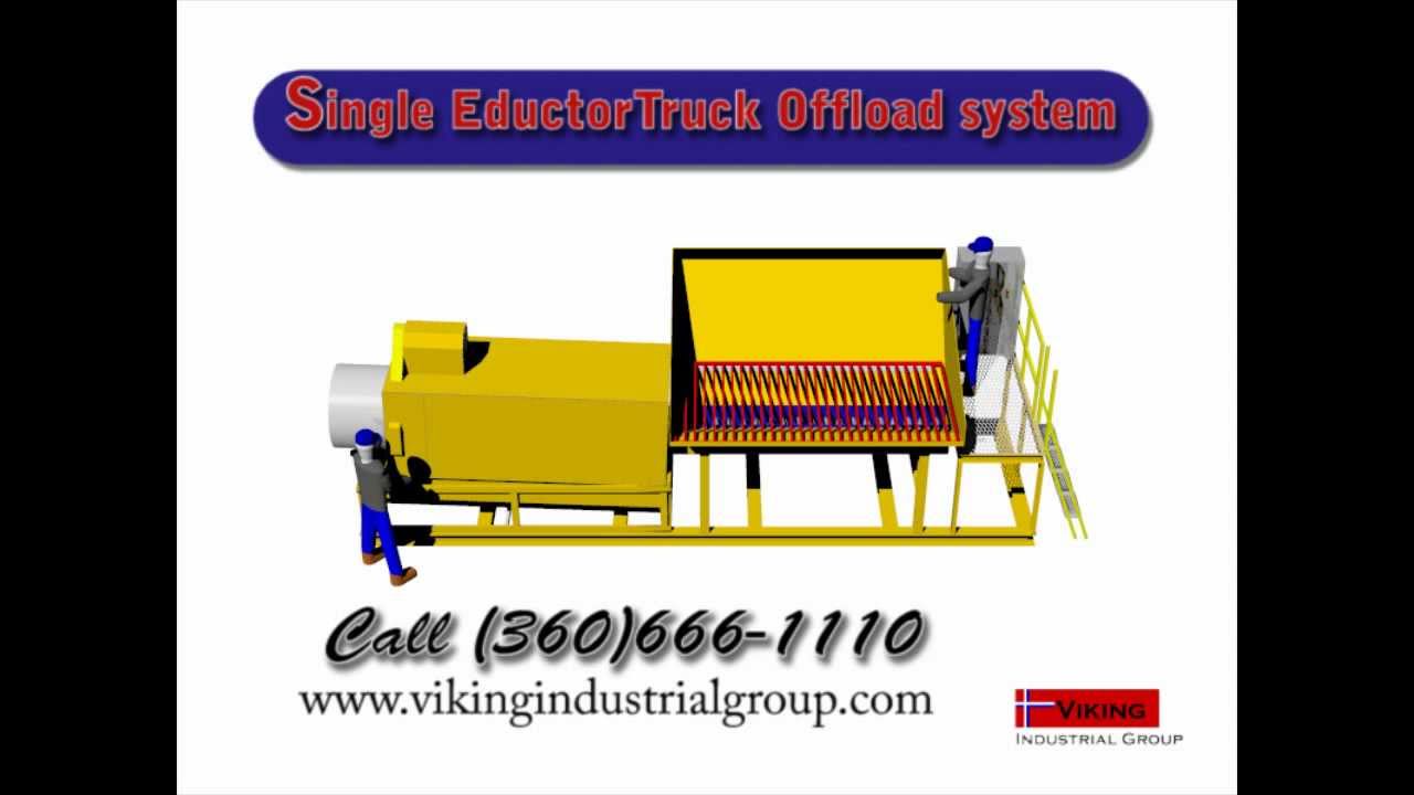 Single Eductor Truck Offload System - YouTube
