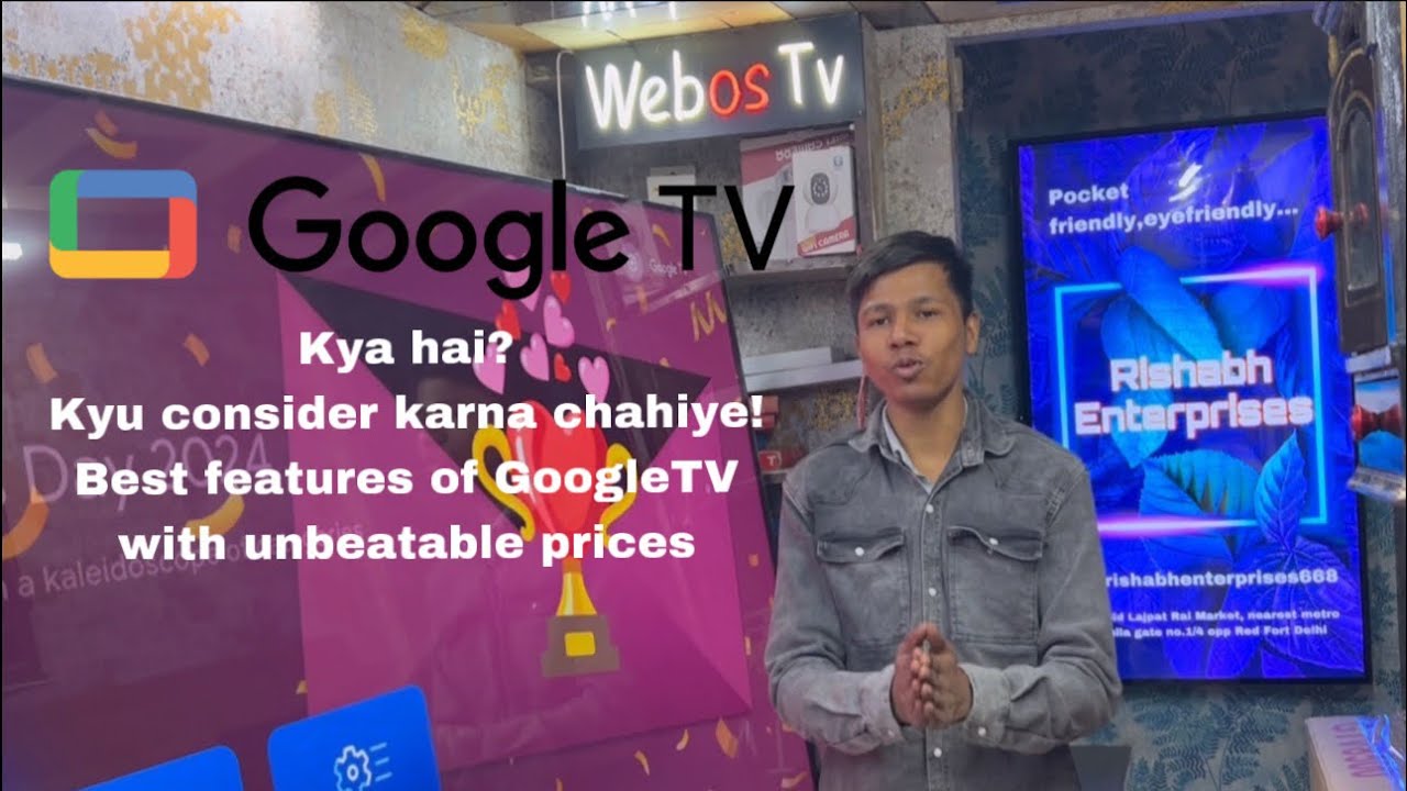 75inch GoogleTV 59,999/- | GoogleTV features | Dolby Vision.Atmos eARC | Rishabh Enterprises ...