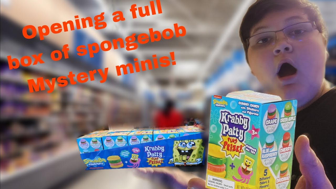 Opening a FULL box of spongebob Mystery figures!! (spongebob blind ...