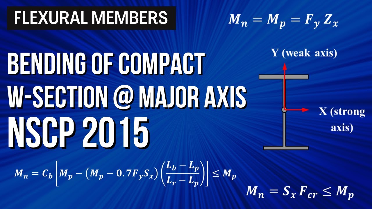 Steel Design ǀ NSCP 2015 ǀ Flexural Members Part 2: Bending of Compact ...