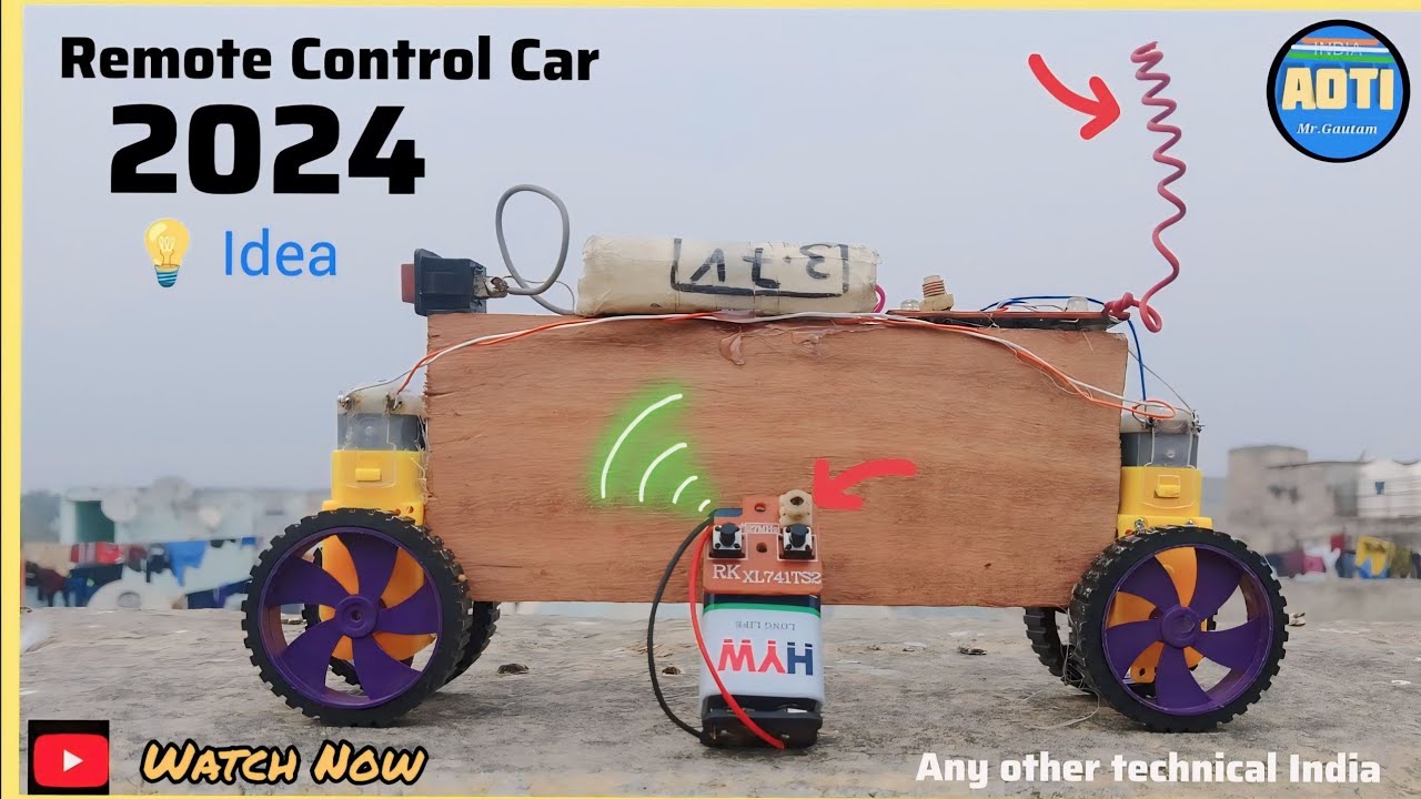 How To Make Car At Home With Remote Control Using Reciver & Controller ...