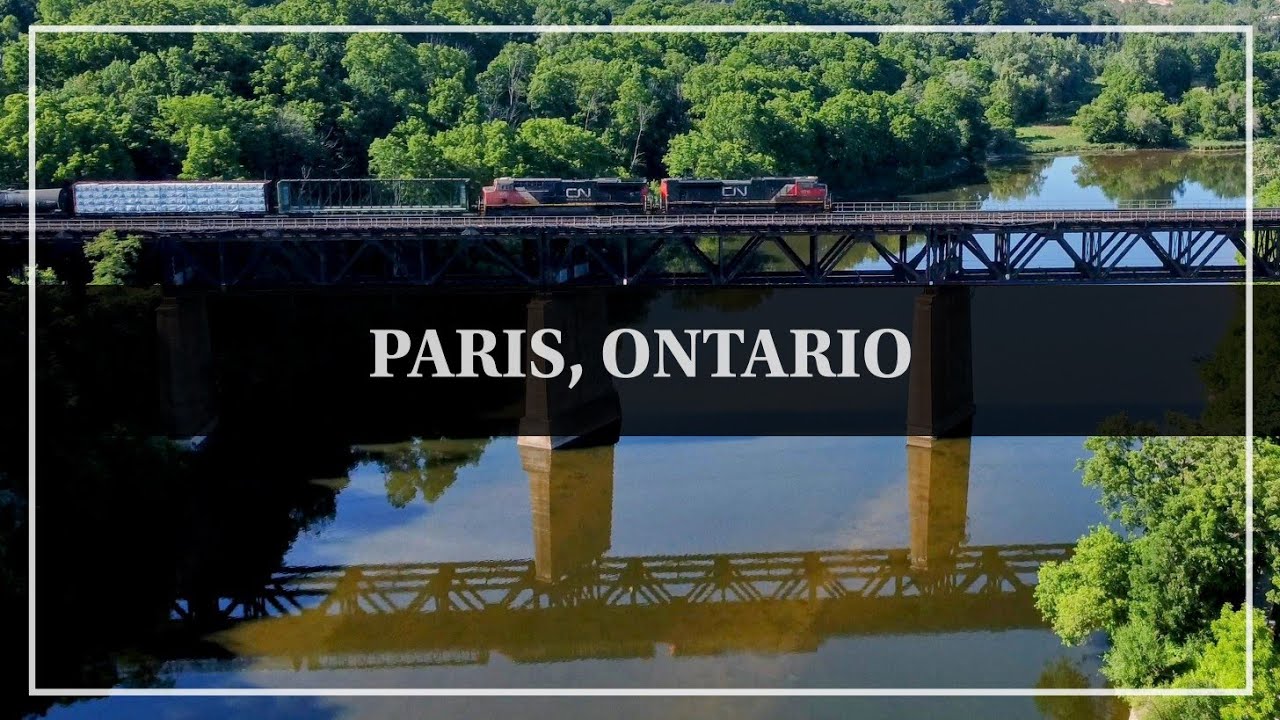 Paris, Ontario (4K Drone) - YouTube