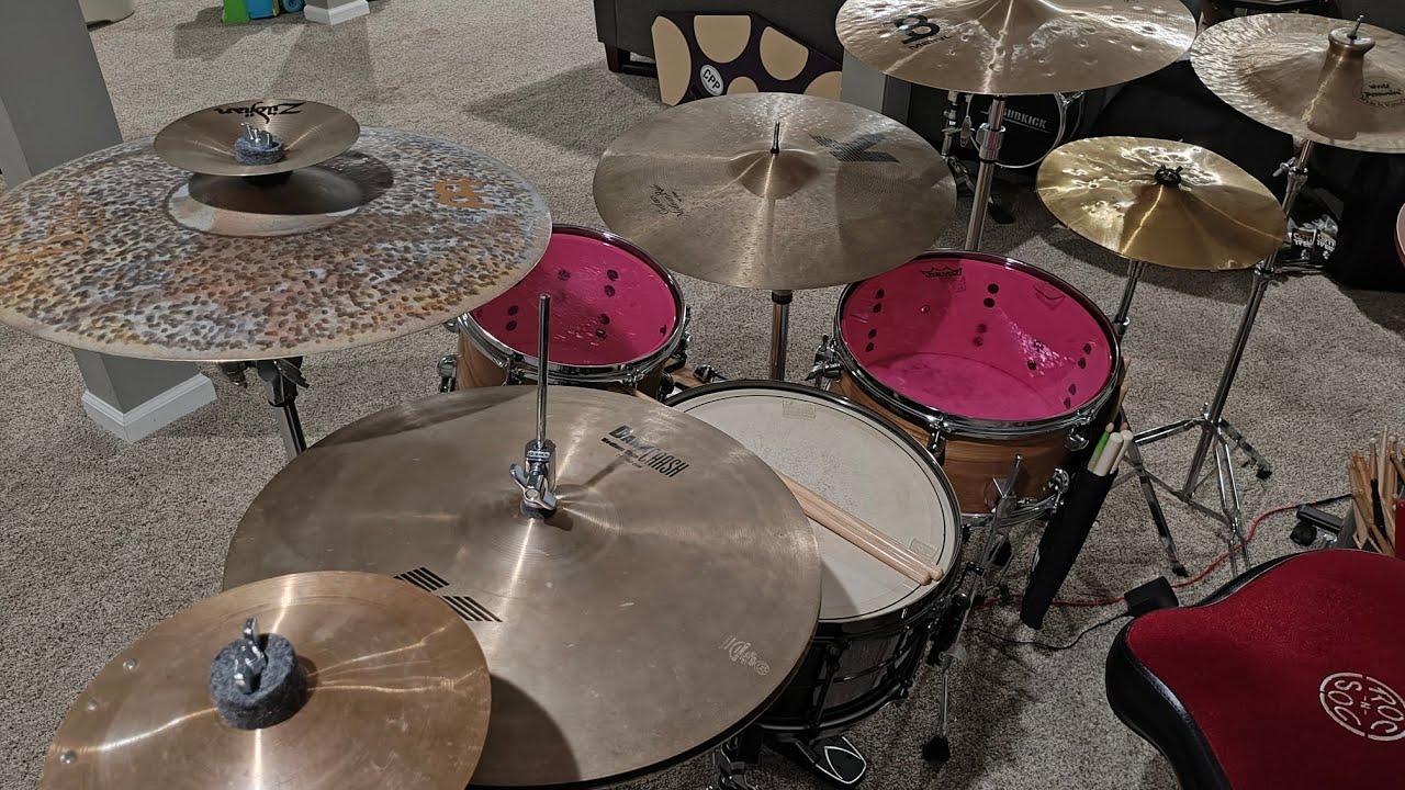 Zildjian K 16" Crash-Hats (Dark Medium Thin / Custom Special Dry) w/Vic ...