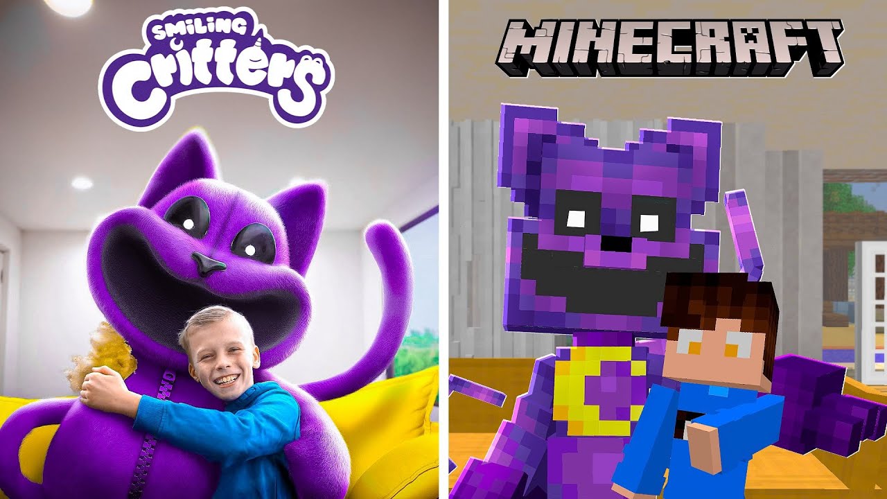 I Remade SMILING CRITTERS Scenes REAL LIFE In Minecraft - YouTube