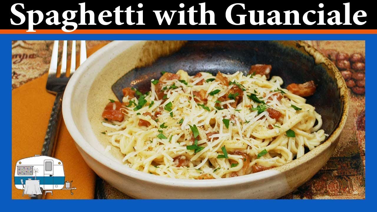 How to make Spaghetti with Guanciale and Cheese - YouTube