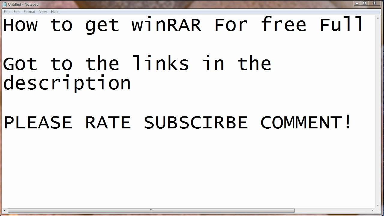 How to get winRAR for free FULL - YouTube