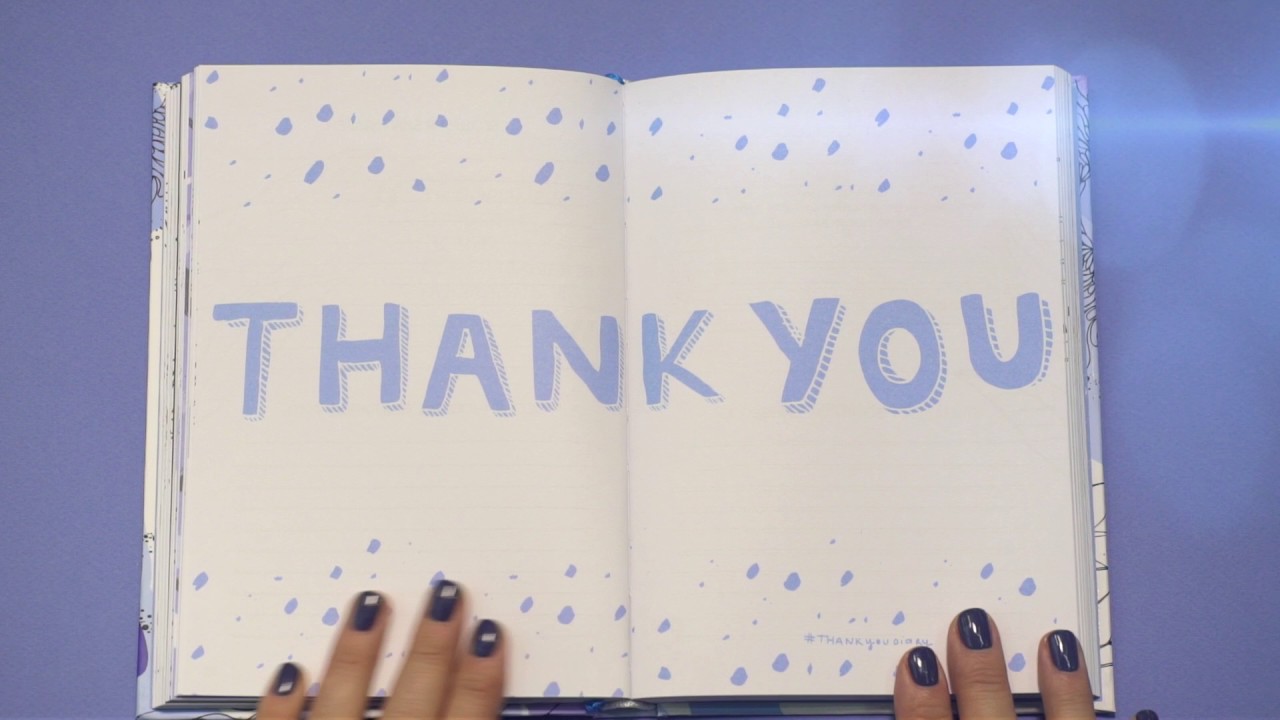 Thank You Diary — что внутри? - YouTube