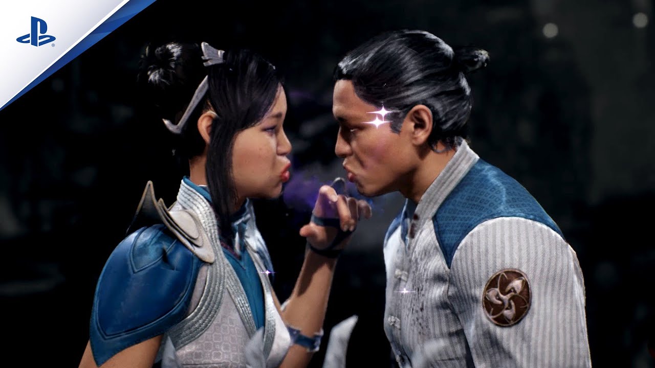 Titan Kitana Kisses Raiden And All Male Kombatans But Liu Kang Reaction ...