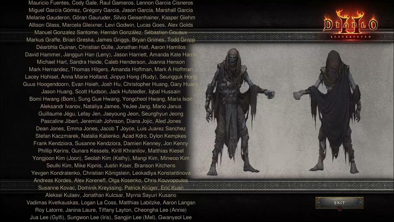 Diablo II: Resurrected - Credits - YouTube