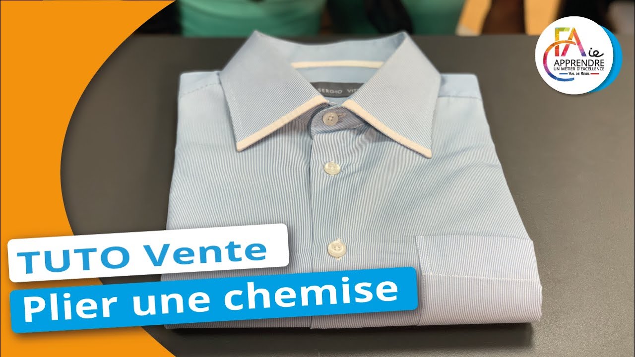 Tuto Vente 🛍 Plier une chemise parfaitement 👔 - YouTube