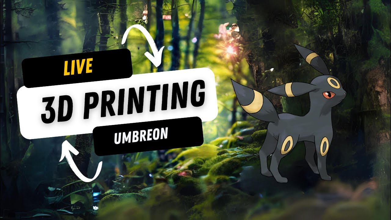 Overnight 3D Print: Crafting an Epic Umbreon with Sunlu! - YouTube