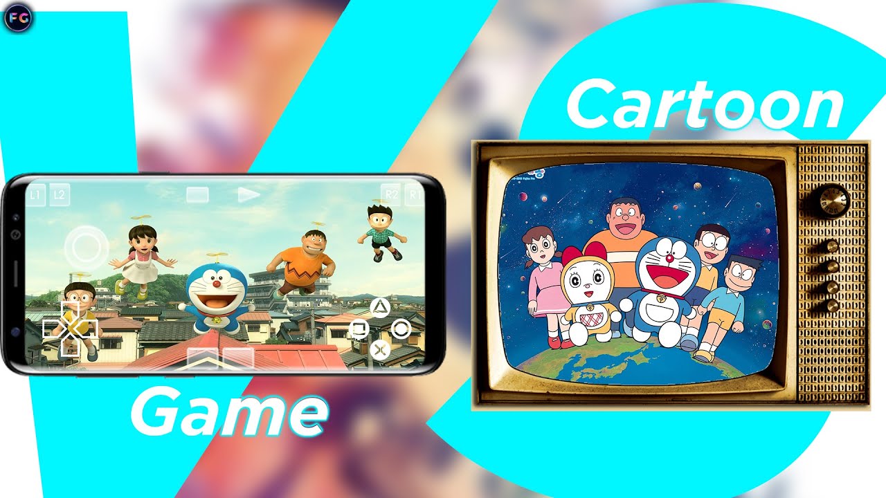 Doraemon Cartoon vs game || Game or cartoon me kya best hai ?? - YouTube