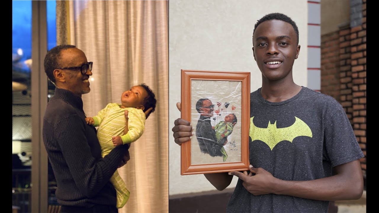 Meet the maker of a special portrait of President Kagame with his ...