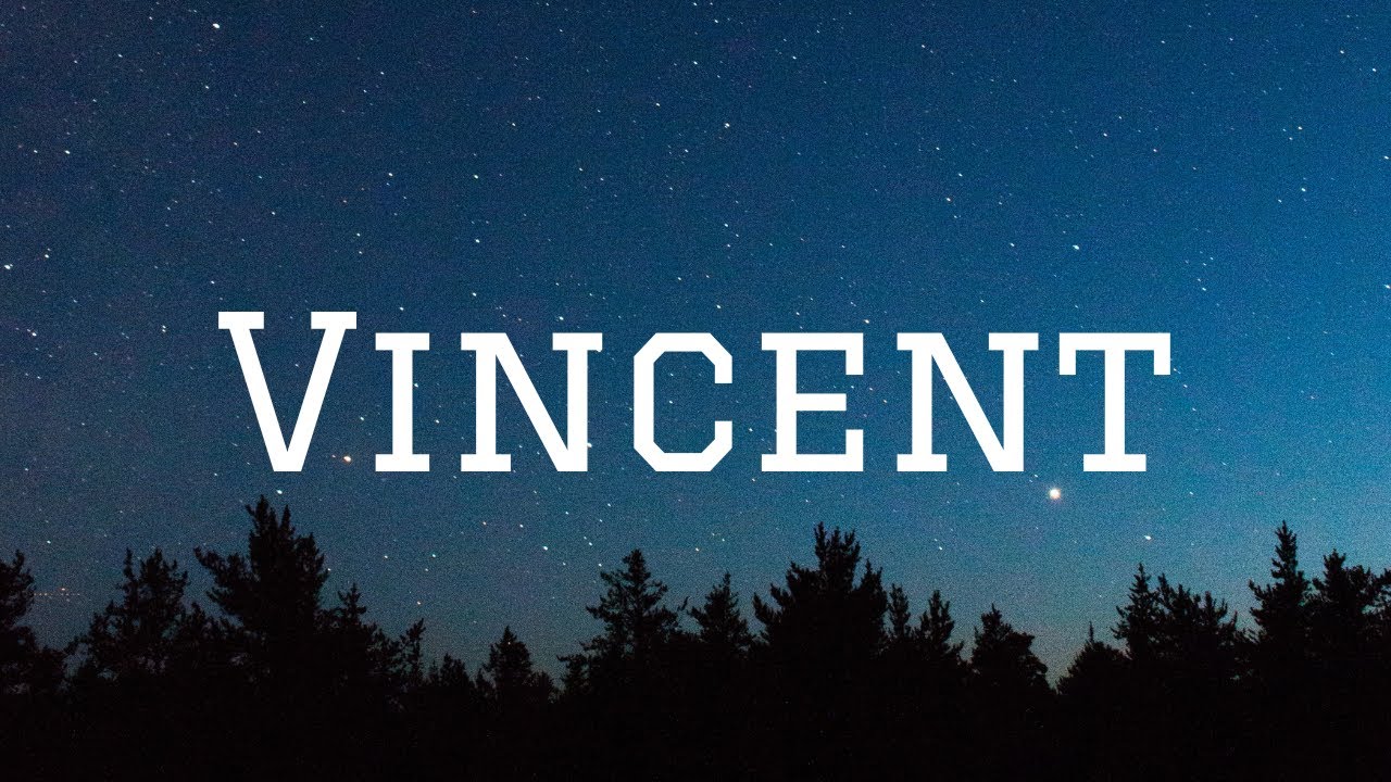 Vincent Name Wallpaper